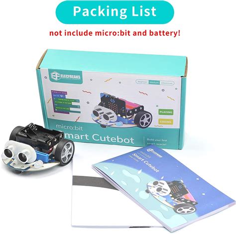 Without Microbit Elecfreaks Microbit Mini Cutebot Kit Compatible With