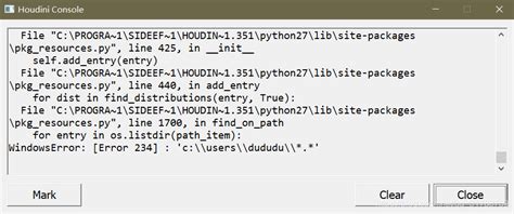 【houdini】error 234报错节点无法显示错误详情error234 Csdn博客
