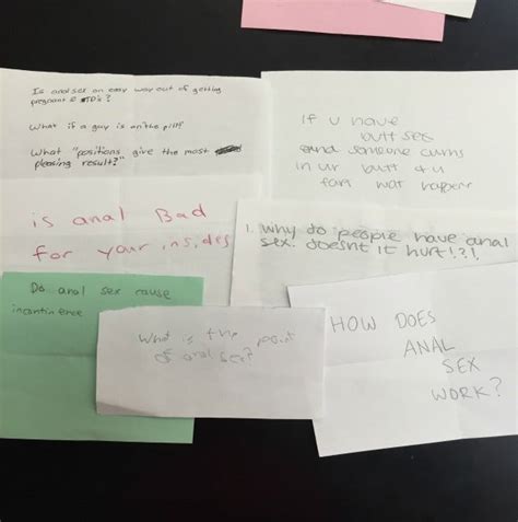 We Need Sex Education 10 Sex Questions From 9th Graders Yourtango