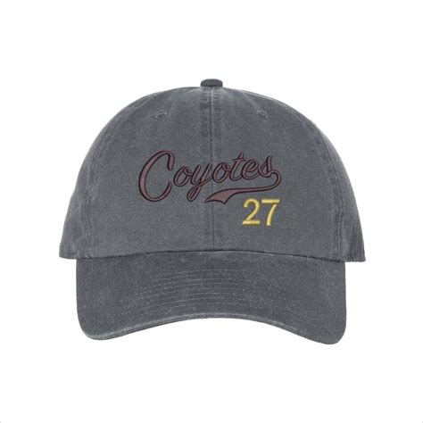 Av Coyotes Baseball 47 Brand Clean Up Cap Script W Bagger Sports
