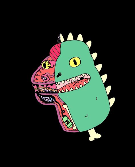 Little Godzillas Anatomy By Flushnex On Deviantart