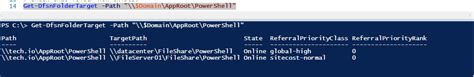 Efficient Dfs Management With Powershell Scripts