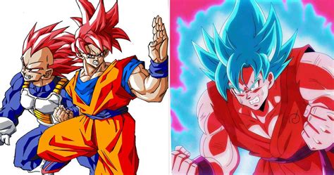 Goku Ssj God Vs Vegeta Ssj God