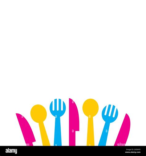 Illustration Spoon Knife Fork Vector Stock Vector Image And Art Alamy