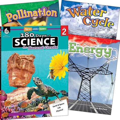 Shl 118403 Shell Education Learn At Home Science 4 Book Set
