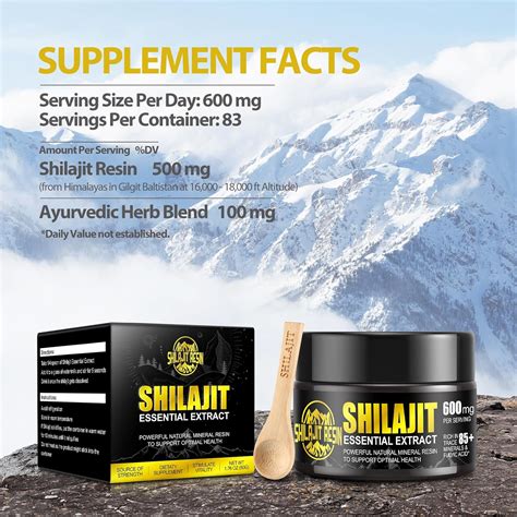 Shilajit Pure Himalayan Organic Shilajit Resin Gold Grade 100