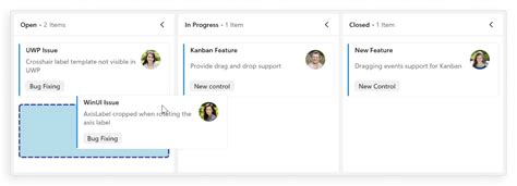 Columns In Winui Kanban Control Syncfusion