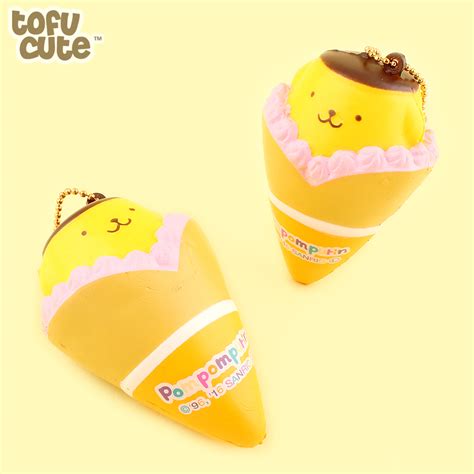 Buy Squishy Pompompurin Crepe Orange Cone Wrap At Tofu Cute