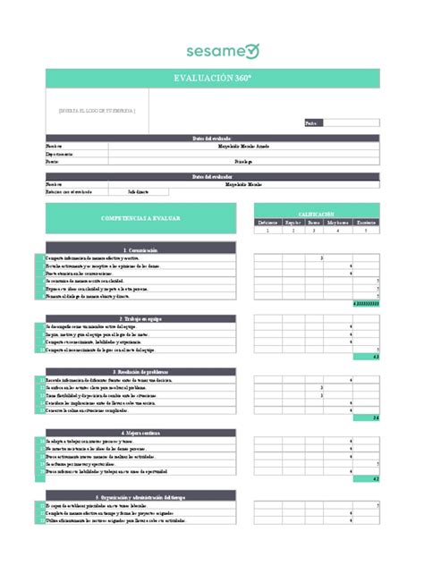 Evaluacion 360 Grados Maryoleidis Morales Pdf Cliente Business