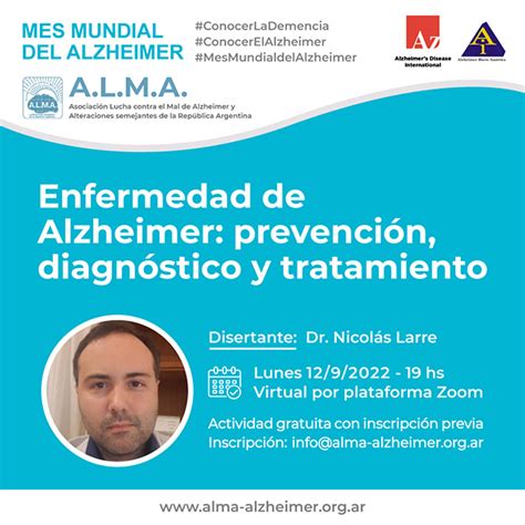 Enfermedad De Alzheimer Prevención Diagnóstico Y Tratamiento Alma