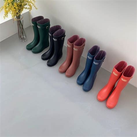 레인부츠 롱 국내생산 새제품 여성장화 여자장화 장마 헬로마켓