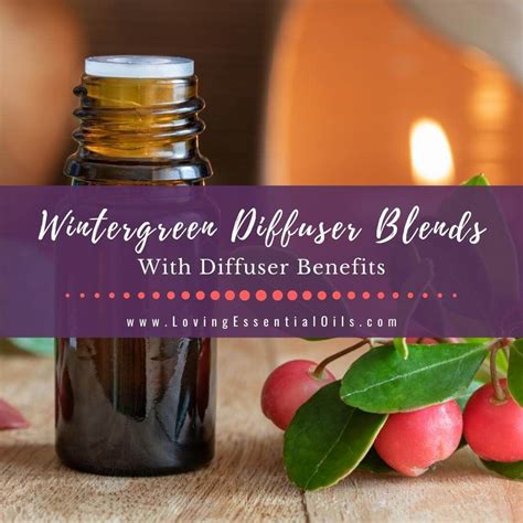 Jimmy Clare On Linkedin Wintergreen Diffuser Blends With Essential Oil