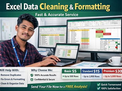 Excel Data Cleaning Formatting And Error Fixing Fast And Accurate