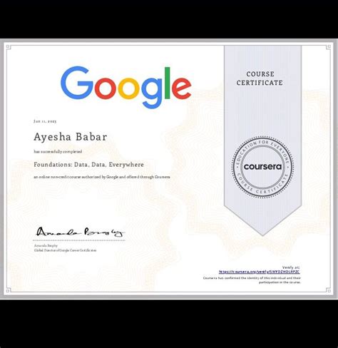 ayesha babar on linkedin data computerscience dataanalyst datascience coursera certified