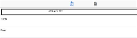 Css Ion Tabs And Hide Nav Bar Leaves Space With Top 0px Also Stack