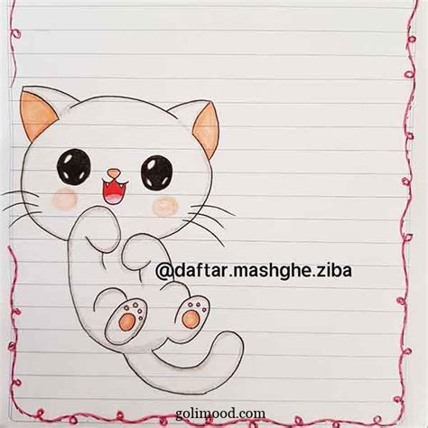 ۳۰ نقاشی برای دور دفتر ۱۴۰۴ طرح های اجرا شده با مداد رنگی بسیار زیبا و