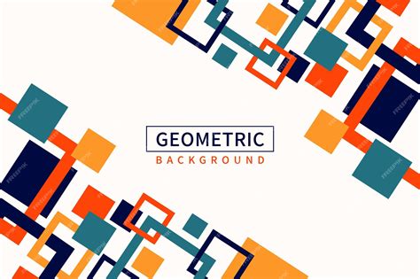 Premium Vector Abstract Modern Geometric Shapes Background