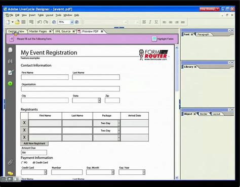AUC ESeminar Creating Interactive Forms With LiveCycle Designer