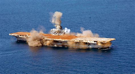 Aircraft Carrier Sinking Uss Oriskany Aircraft Carrier