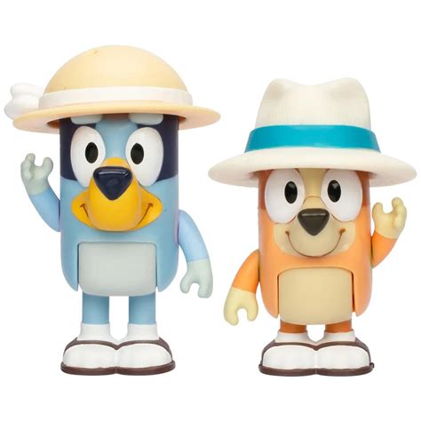Bluey Figure 2 Pack On Holiday Bluey And Bingo Top Pick Toys Online