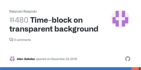 Time Block On Transparent Background Issue 480 Flatpickr Flatpickr