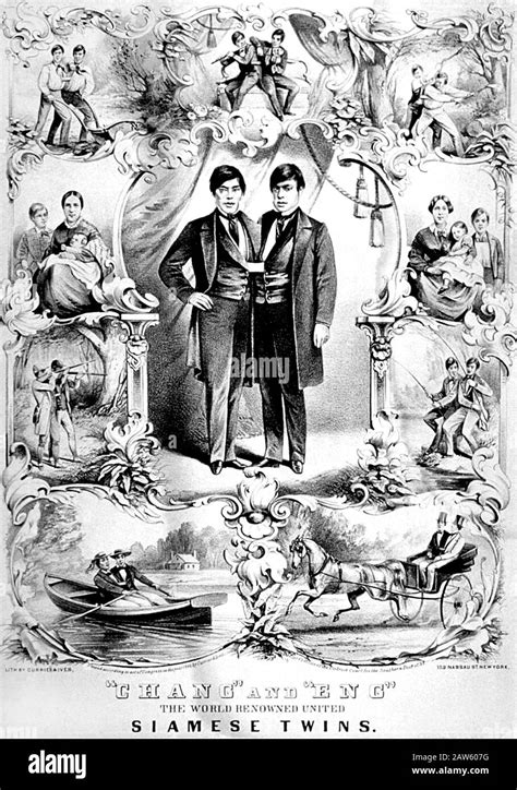 1853 Ca Usa The Celebrated Thai American Born Conjoined Siamese