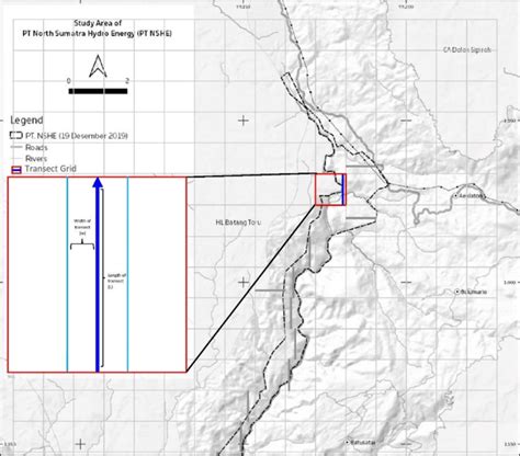 A Survey Design Of Line Transect Placement Within The Selected Grid Download Scientific Diagram