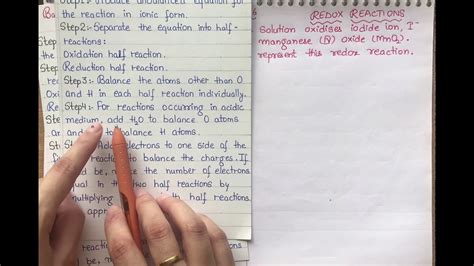 Balance The Equation By Ion Electron Method In Basic Medium Youtube