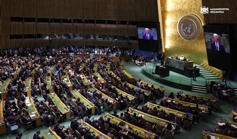 ირაკლი კობახიძე გაეროს გენერალური ასამბლეის 79 ე სესიის გენერალური დებატების გახსნას დაესწრო