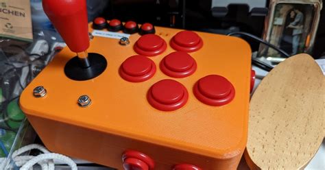 MAME Control Joystick Remix By Byteborg Download Free STL Model Printables Com