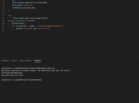 For Python 38 Azure Data Lake Gen 2 How Do I Check If A File Exists