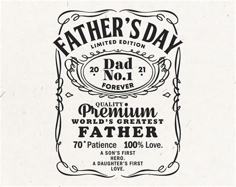 Father S Day 2021 Svg Dad Svg Best Dad Whiskey Label Png Svg Cut File