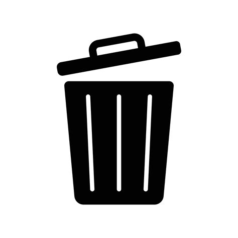 Trash Can Icon Vector Design Template In White Background 26557321
