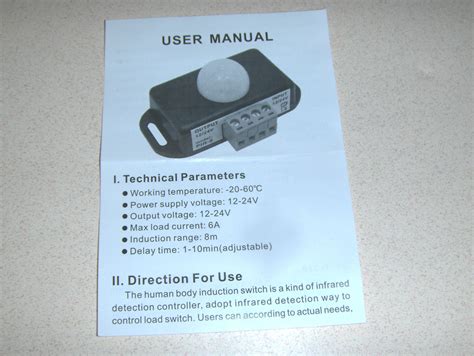 12 Volt Motion Detector Sensor Switch Pir 12 12 Volt Dc Wtimer Great