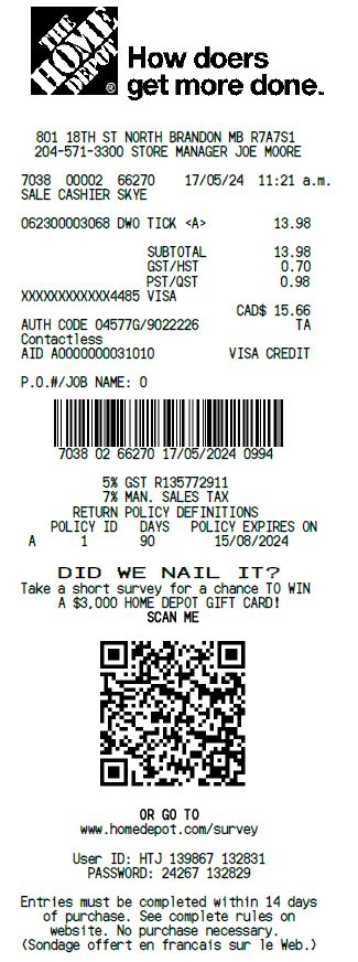 Store Receipt Maker