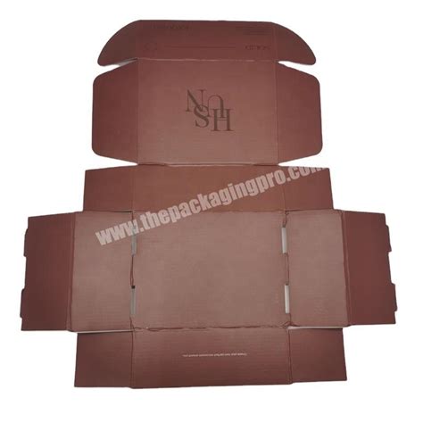 Eco Friendly Brown Custom Corrugated Paper Cardboard Collapsable Foldable Shoe Box Clothing