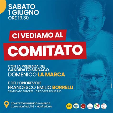 Questa Sera Domenico La Marca Incontra Il Deputato Francesco Emilio