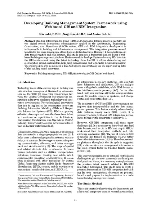 pdf developing building management system framework using web based
