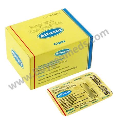 Alfusin 10 Mg Alfuzosin Alfuzosin Side Effects Medsvilla