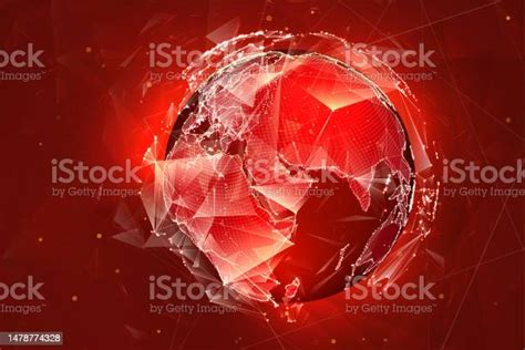 벡터 지구 행성 지구 점에서 컨셉 빅데이터 처리 및 데이터 수집 3차원 형태에 대한 스톡 벡터 아트 및 기타 이미지 3차원 형태 감각 지각 개체 그룹 Istock