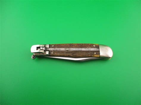 Ka Bar 21105 Lever Stag 1940s Vintage Switchblade Knife Apple Valley