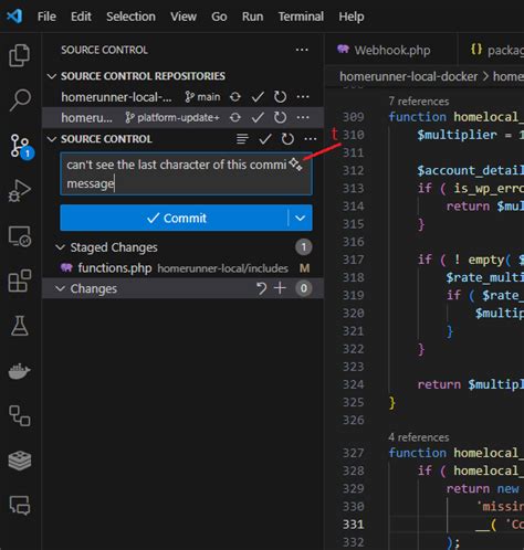 Generate Commit Message Icon Overlaps Commit Message · Issue 198019 · Microsoftvscode · Github