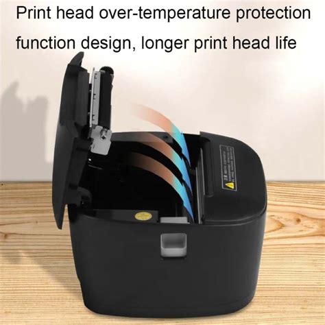 Xprinter Xp T80 72mm 휴대용 익스프레스 목록 열전사 영수증 프린터 스타일usblan 포트영국 플러그