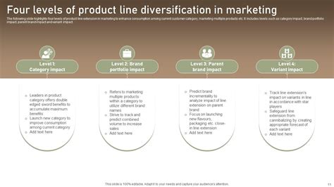 Product Line Diversification Powerpoint Ppt Template Bundles Ppt Slide