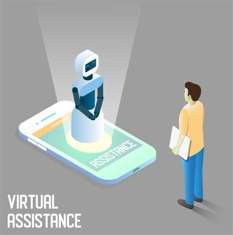 390 Interactive Virtual Assistant Stock Illustrations Royalty Free