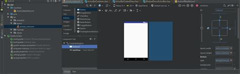 Created A Simple Button In Android Studio And Nothing Appears Stack Overflow