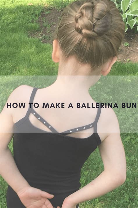 How To Create An Easy Ballerina Bun Dance Hairstyles Ballet