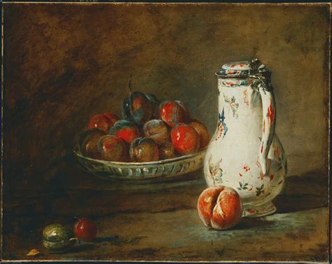 Jean Siméon Chardin A Bowl Of Plums Ca 1728 Artsy Jean Simeon