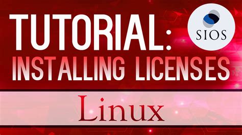 How To Install A Sios Protection Suite For Linux License Key Sios Sanless Clusters