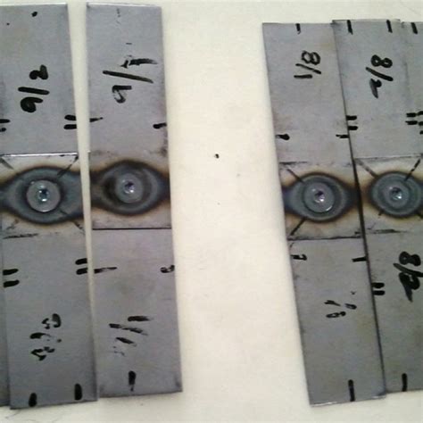 Some Of Fabricated Friction Stir Spot Welds Download Scientific Diagram